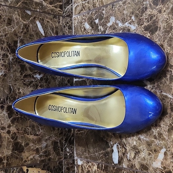 Cosmopolitan | Shoes | Cosmopolitan Electric Blue Heels | Poshmark